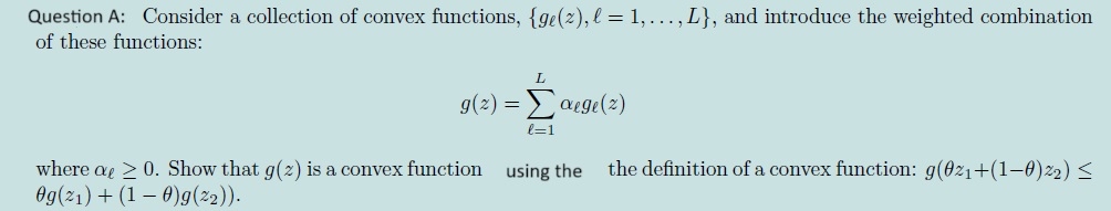Solved Question B: Consider a collection of convex | Chegg.com