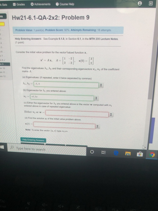 Solved * Sets Grades Achievements Course Help | Chegg.com