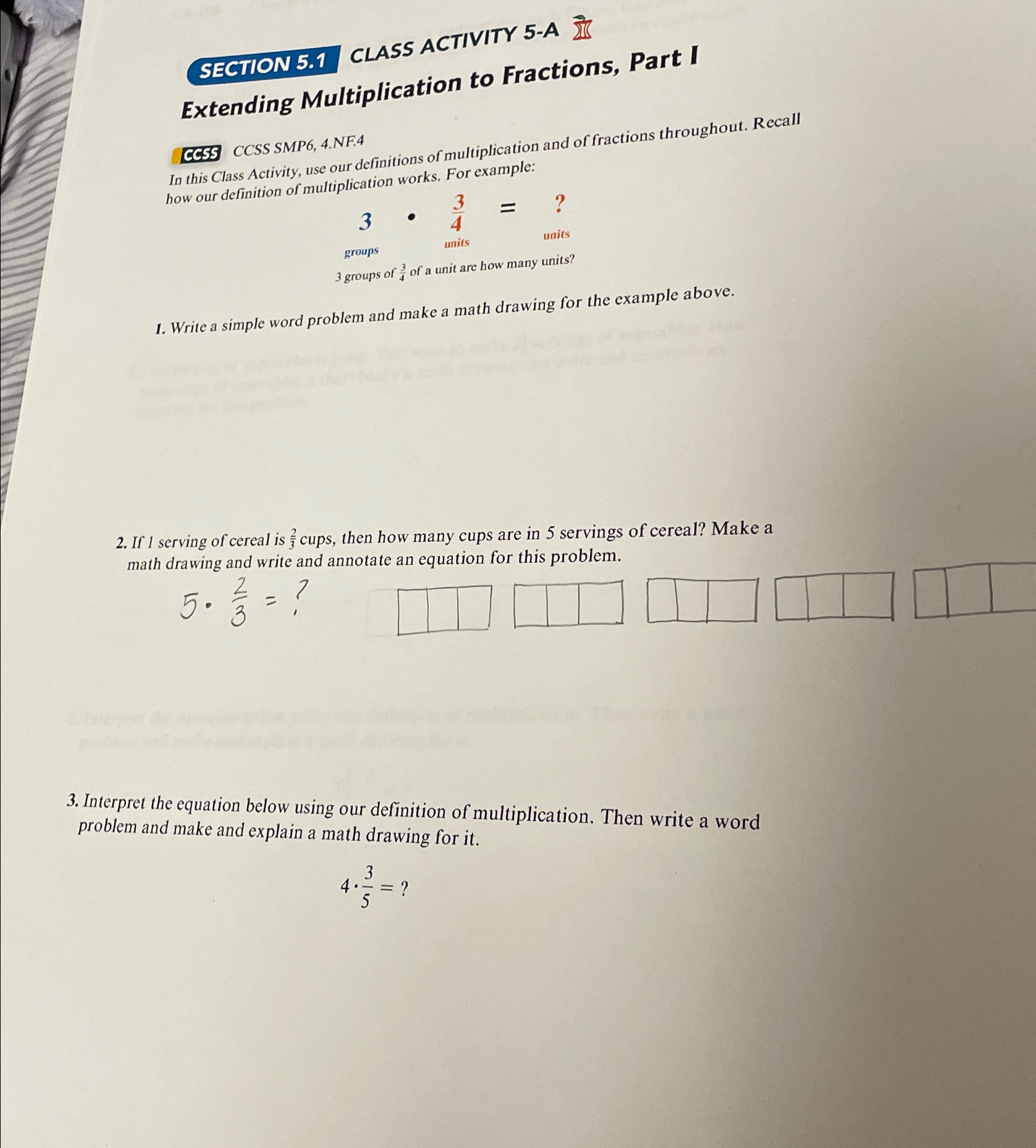 Solved SECTION 5.1 ﻿CLASS ACTIVITY 5-A 立了Extending | Chegg.com