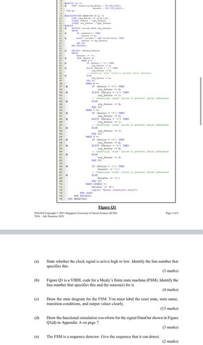 Solved 1 2 3 LIBRARY ieee; USE ieee.std_logic_1164.all; 5 6 | Chegg.com