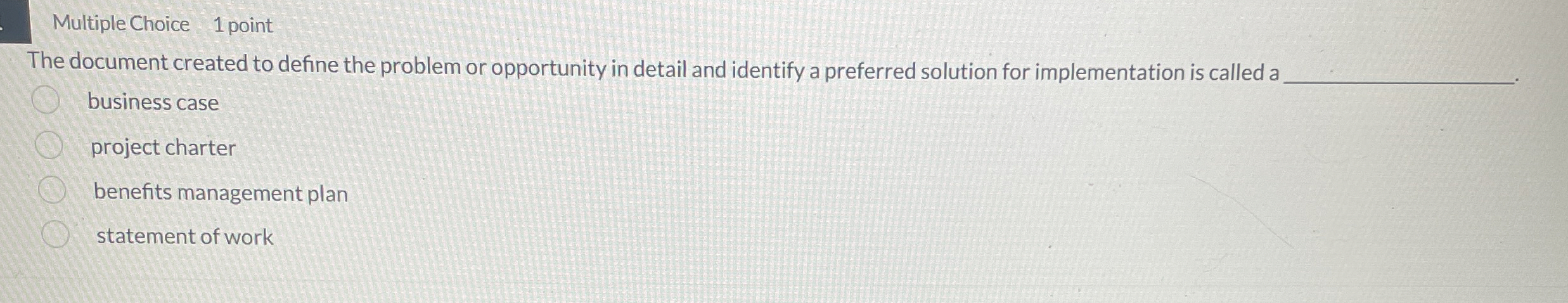 Solved Multiple Choice 1 ﻿pointThe document created to | Chegg.com