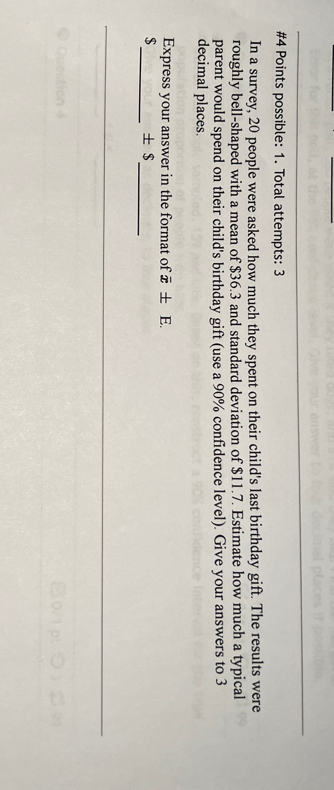 Solved #4 ﻿Points possible: 1 . ﻿Total attempts: 3In a | Chegg.com