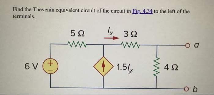 Solved Find the Thevenin equivalent circuit of the circuit | Chegg.com