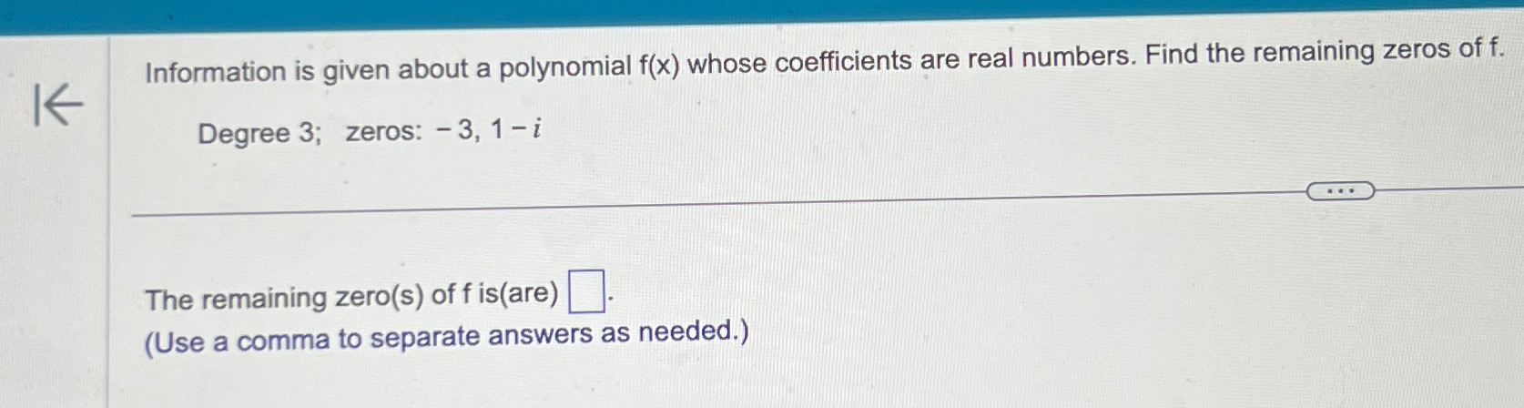 Solved Information is given about a polynomial f(x) ﻿whose | Chegg.com