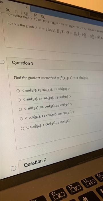 Solved For S is the graph Question 1 Find the gradient | Chegg.com