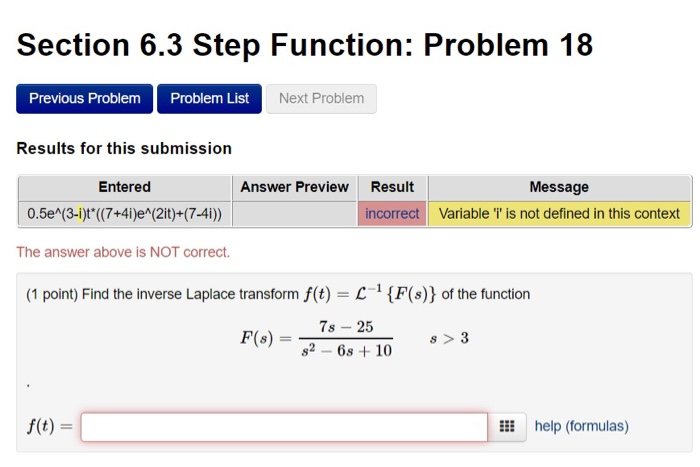 Solved Section 6 3 Step Function Problem 18 Previous