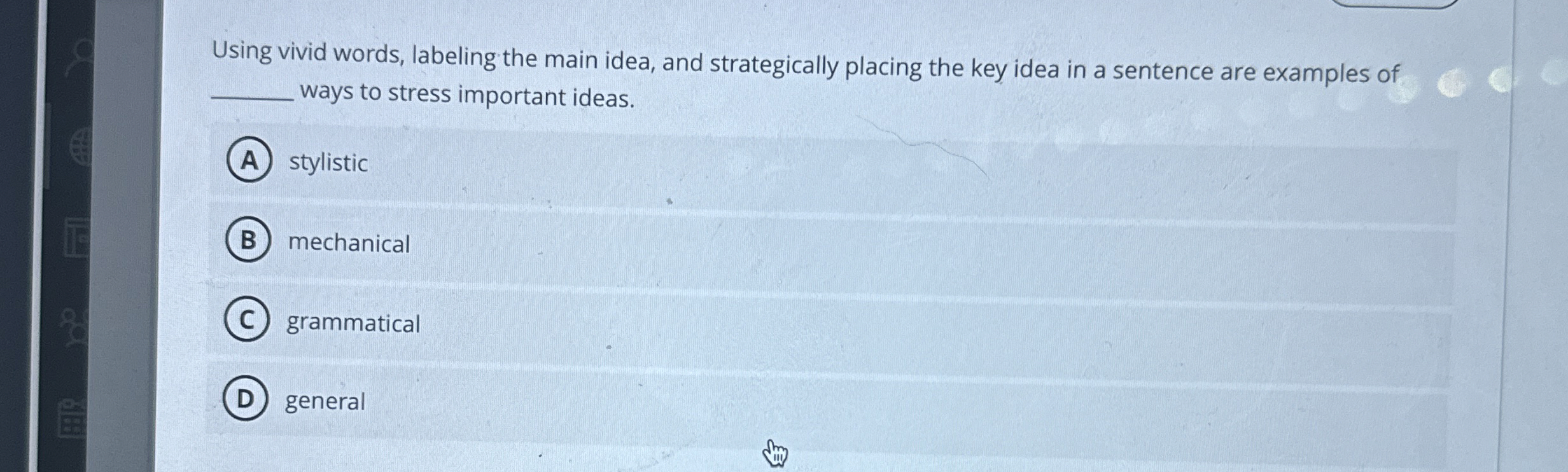 Solved Using vivid words, labeling the main idea, and | Chegg.com