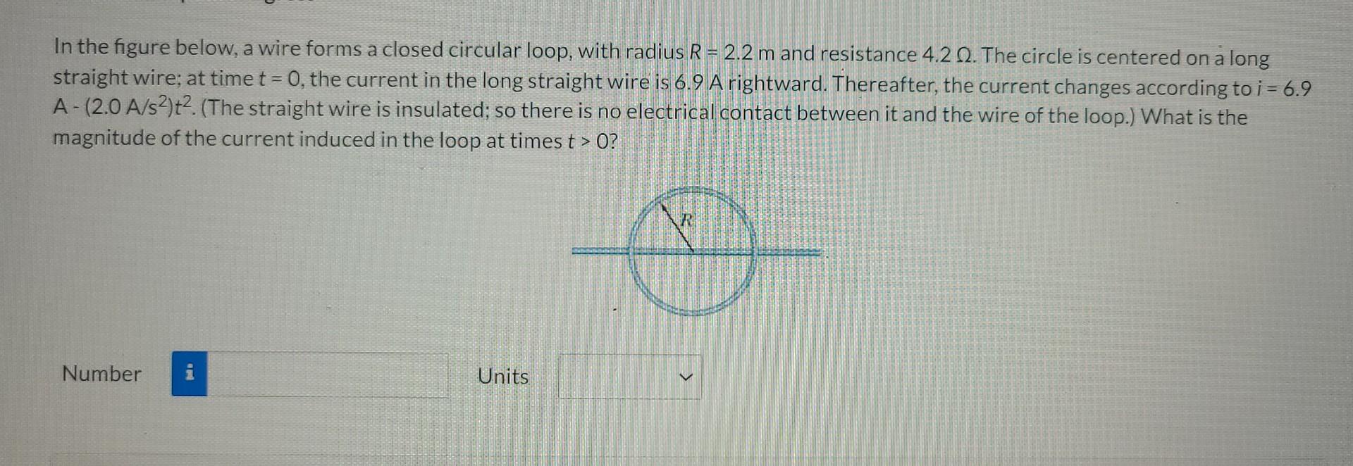 Solved In the figure below, a wire forms a closed circular | Chegg.com