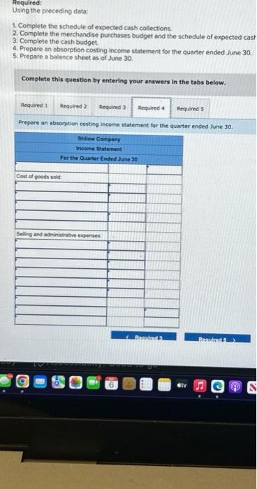 Solved show all of the requirements in an excel spreadsheet | Chegg.com