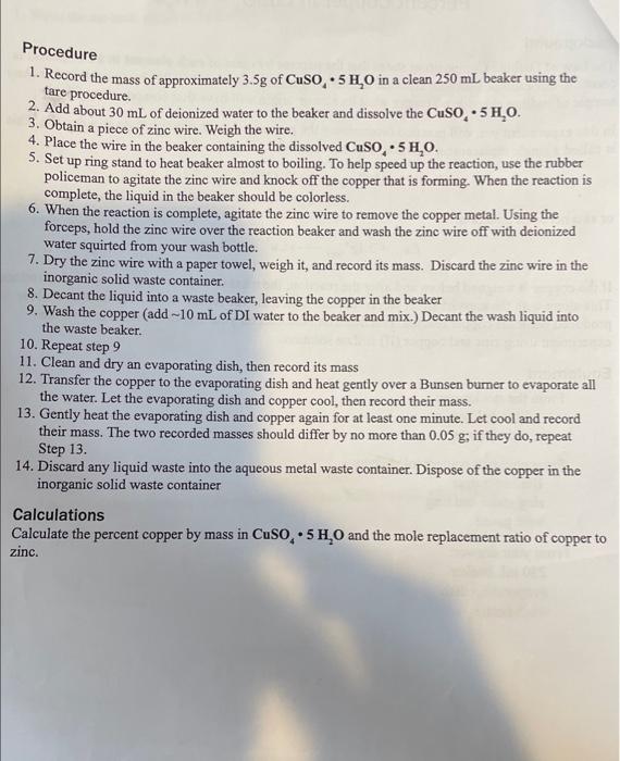 Solved Background The Law of Definite Composition states | Chegg.com