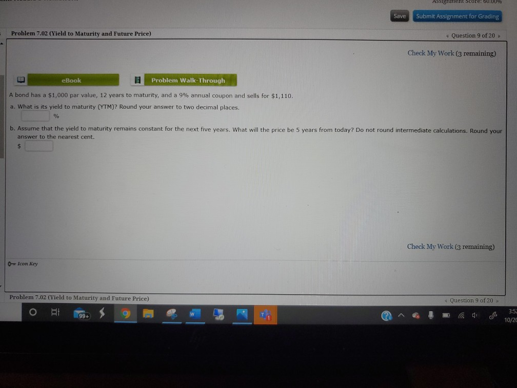 Solved Assignment Score: 60.00% Save Submit Assignment for | Chegg.com