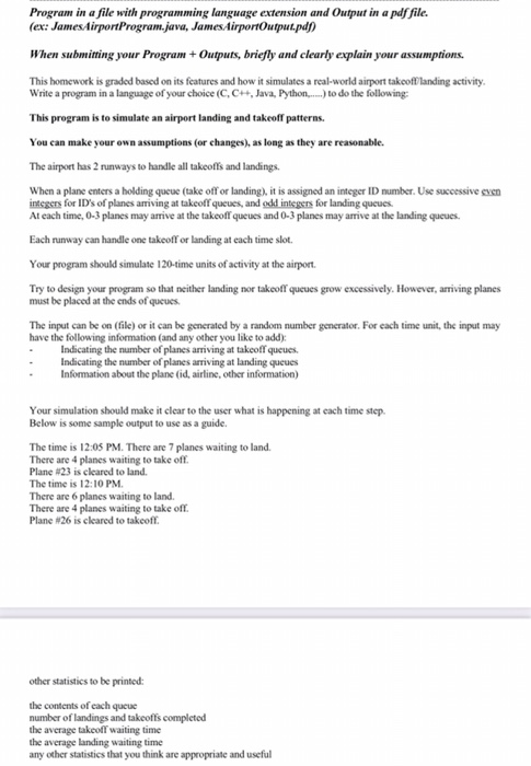 Solved Program in a file with programming language extension | Chegg.com