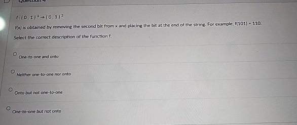 Solved f:(0,1)3→[0,1)3f(x) ﻿is obtained by removing the | Chegg.com