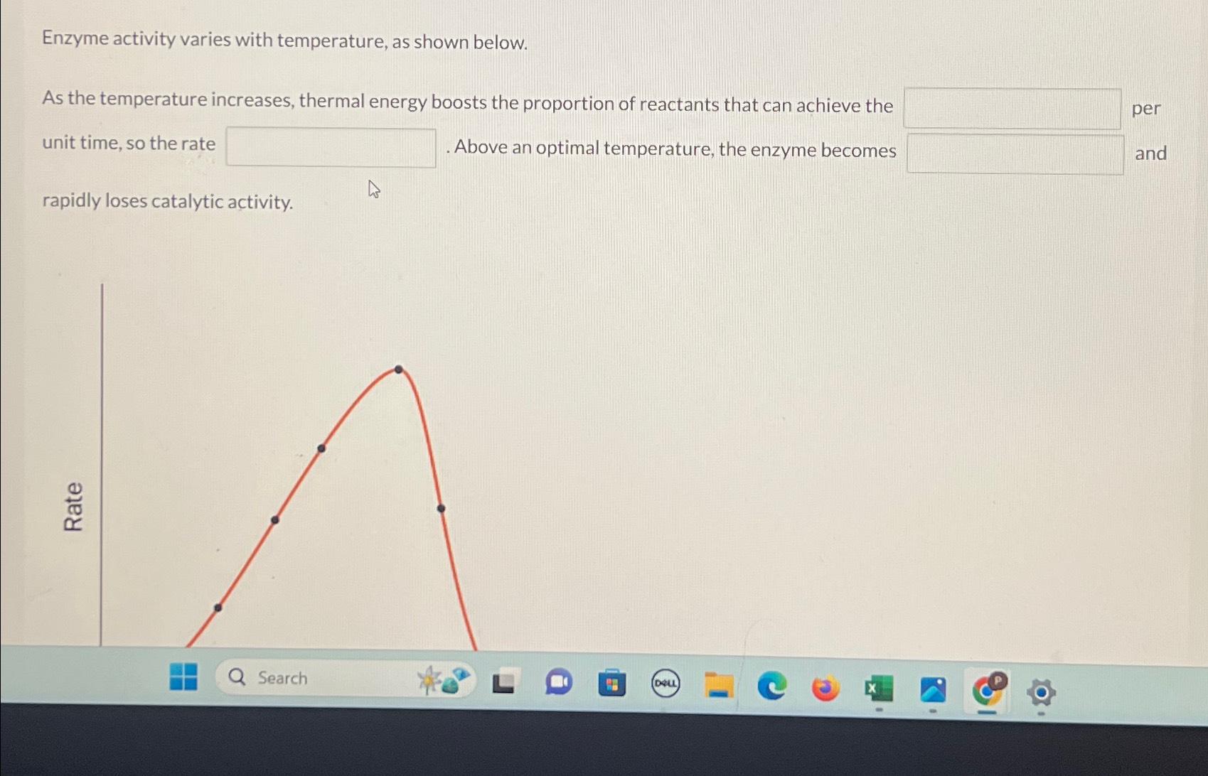 Solved Enzyme activity varies with temperature, as shown | Chegg.com