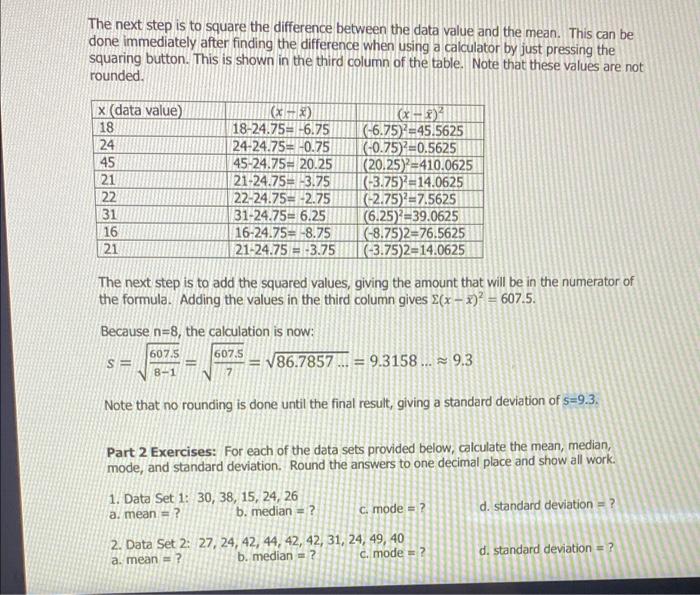 Solved Part 2: Descriptive Statistics Example: A call center | Chegg.com