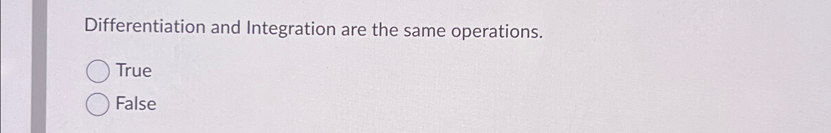 Solved Differentiation and Integration are the same | Chegg.com