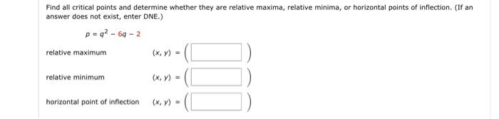 Solved Find all critical points and determine whether they | Chegg.com