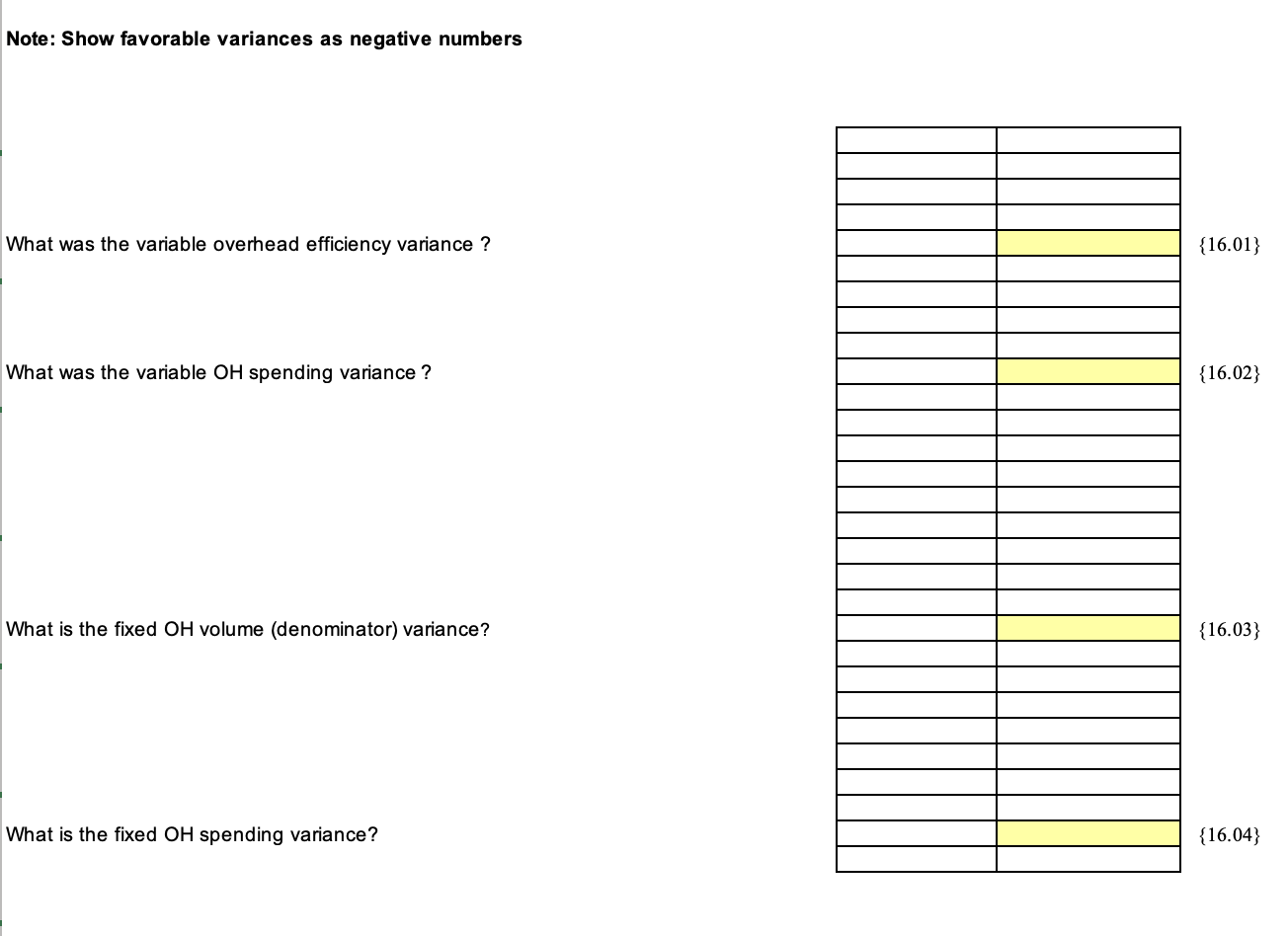 Solved Standard Job Order Costing - ﻿ ﻿ Variance | Chegg.com