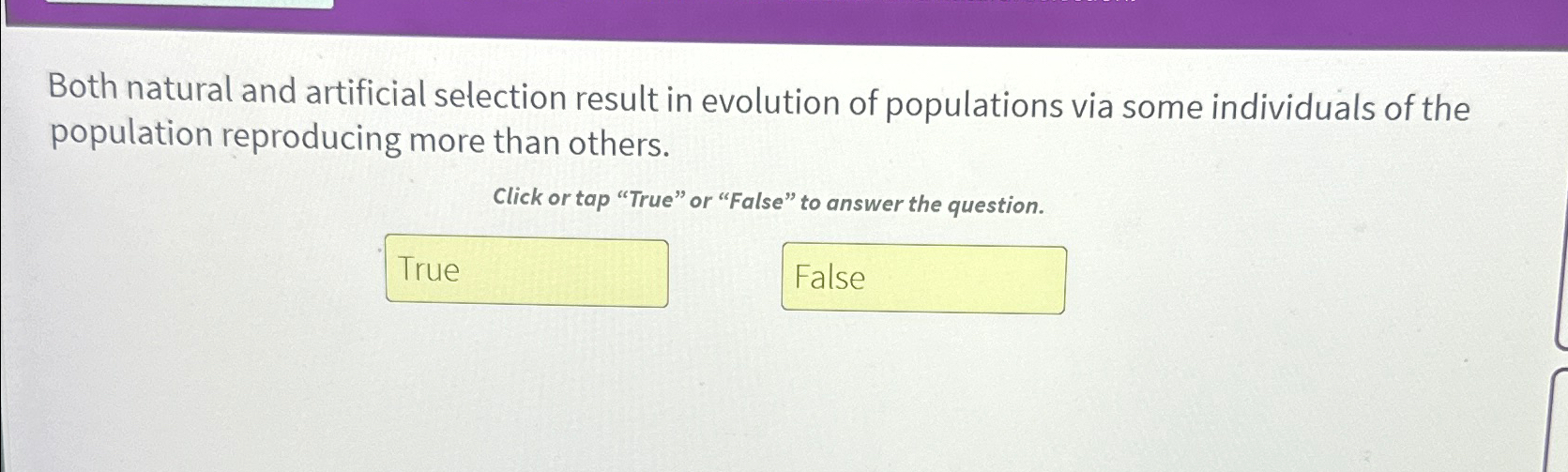 Solved Both natural and artificial selection result in | Chegg.com
