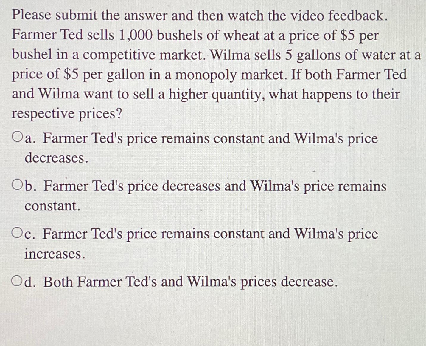 Solved Please submit the answer and then watch the video | Chegg.com
