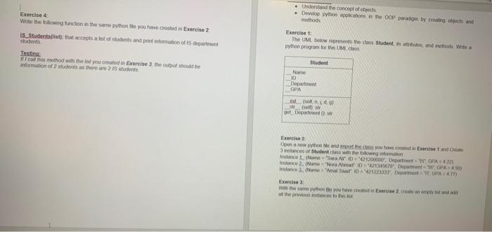 Solved Exercise 1: The UML below represents the class | Chegg.com