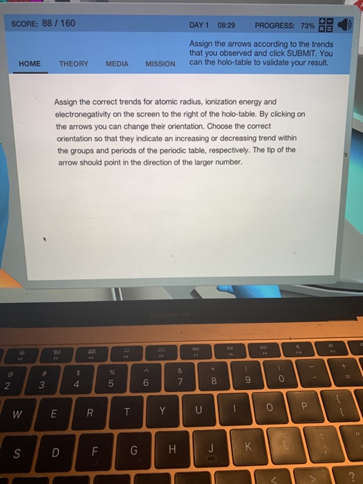 Solved SCORE: 88 / 160 DAY 1 08:29 PROGRESS: 73% 8 Assign | Chegg.com