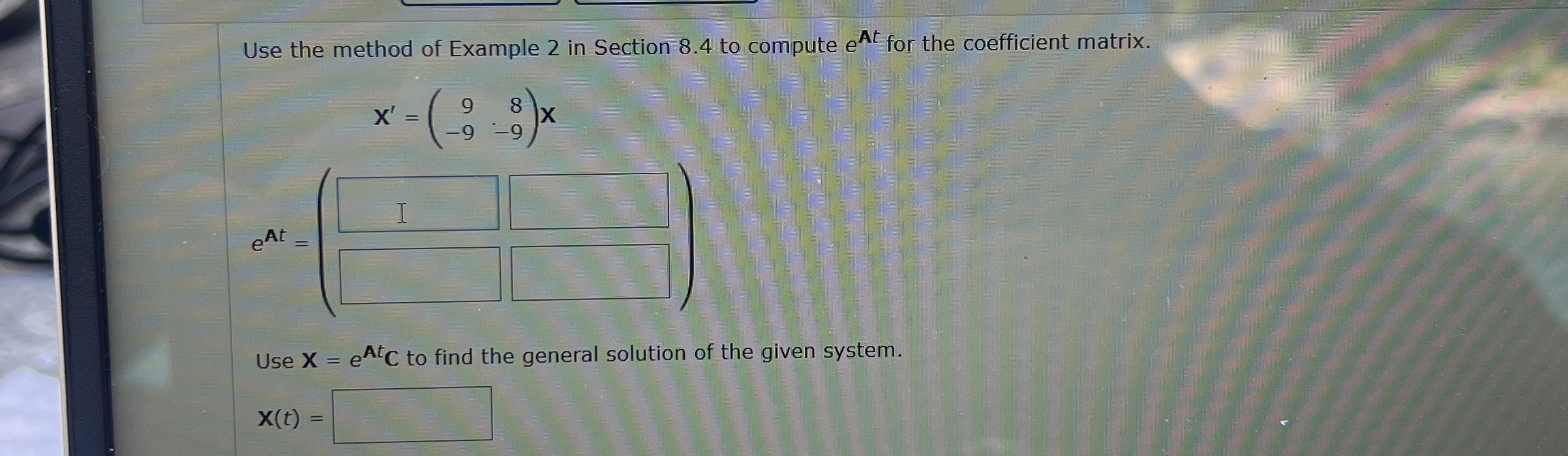 Use the method of Example 2 ﻿in Section 8.4 ﻿to | Chegg.com