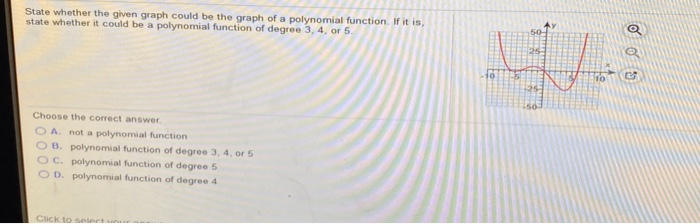 Solved State whether the given graph could be the graph of a | Chegg.com