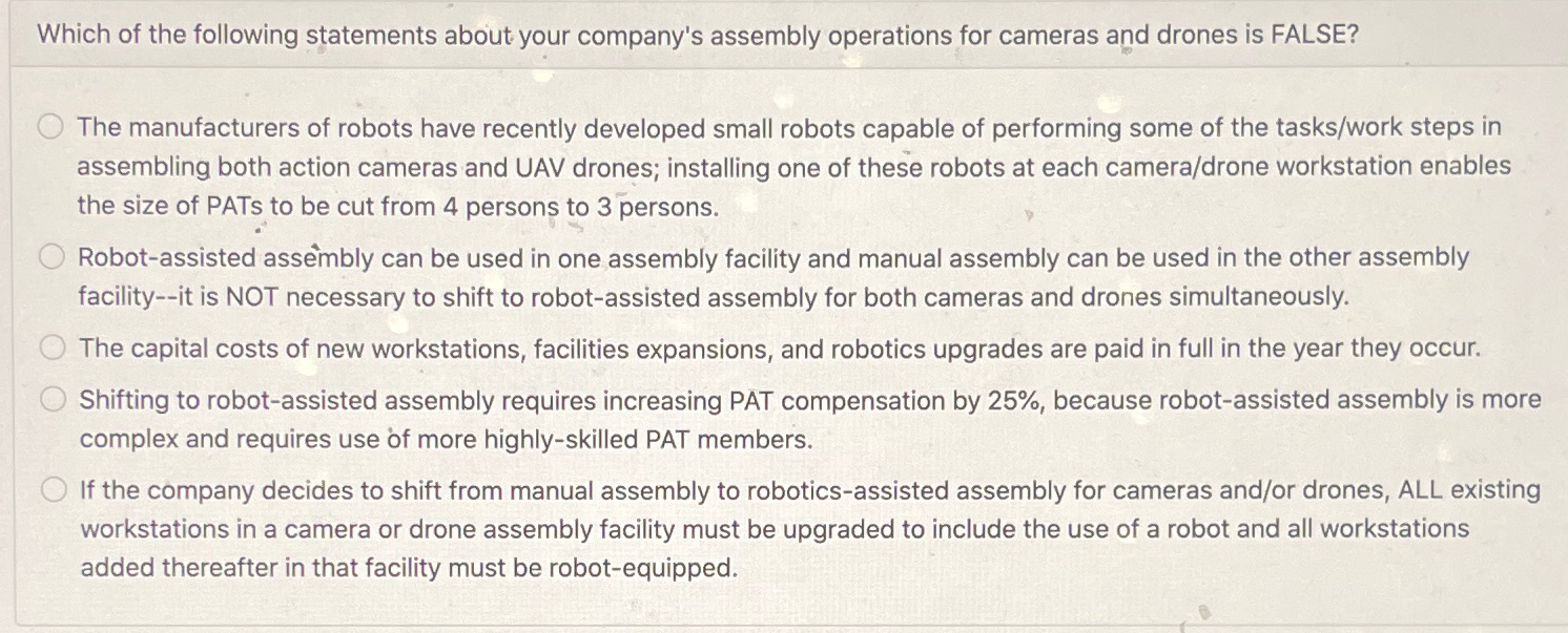 Solved Which of the following statements about your | Chegg.com