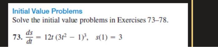 Solved Initial Value Problems Solve the initial value | Chegg.com Solved Initial Value Problems Solve the initial value | Chegg.com