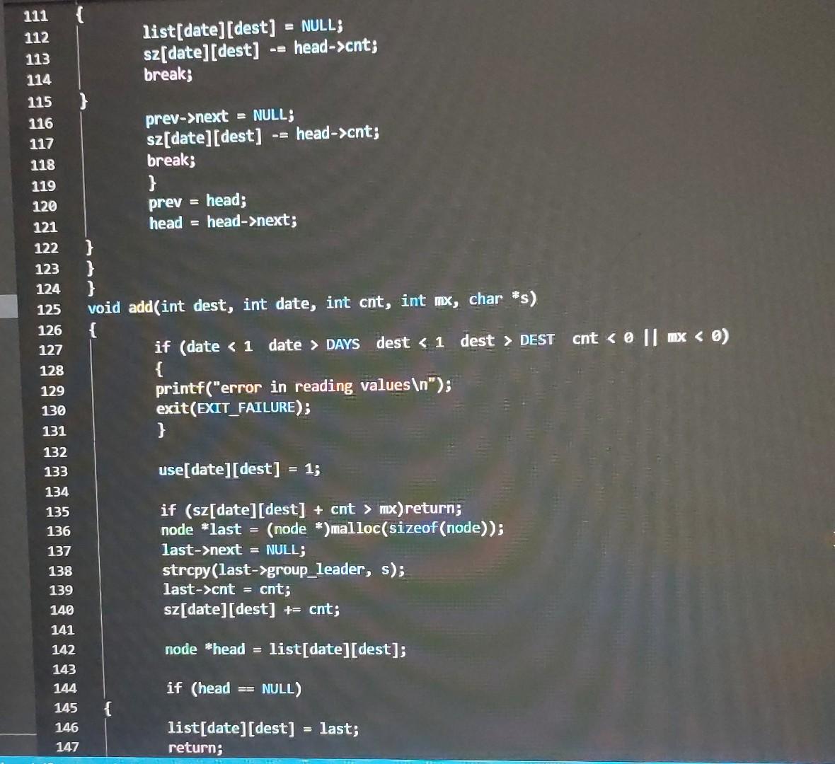 Solved 1 2 3 #include #include #include 4 5 6 #define | Chegg.com
