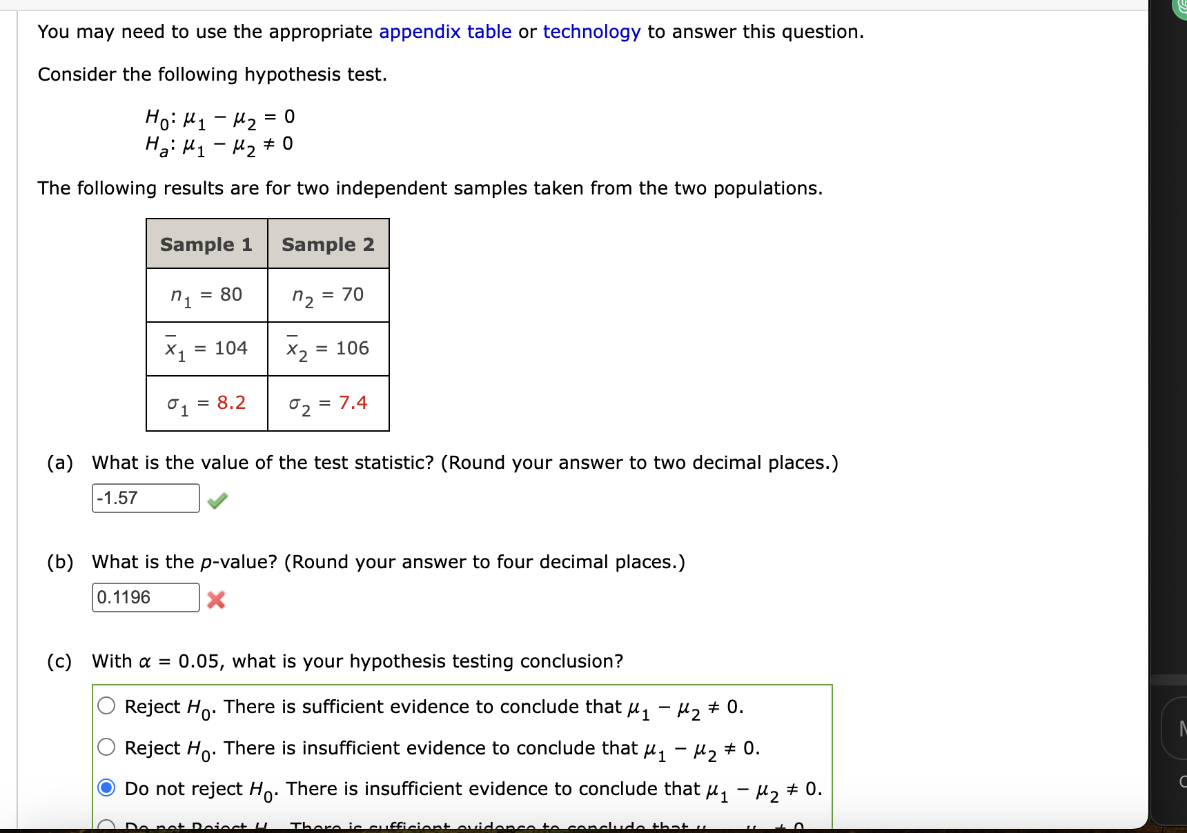 Solved You may need to use the appropriate appendix table or | Chegg.com