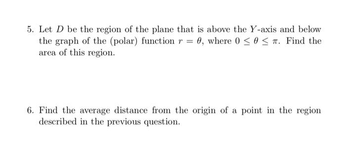 Solved 6. Find the average distance from the origin of a | Chegg.com