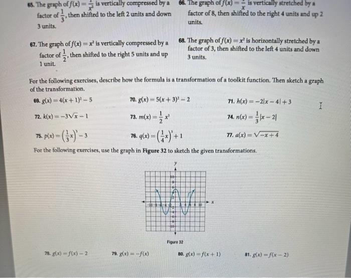 Solved 1. When examining the formula of a function that is | Chegg.com