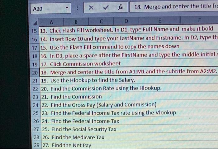 Solved How to find salary using HLookup how to find rate | Chegg.com