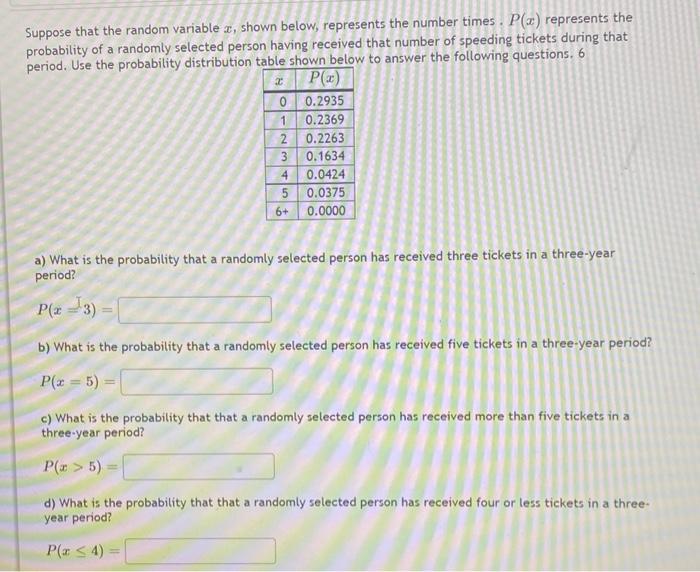 Solved Suppose that the random variable x, shown below, | Chegg.com