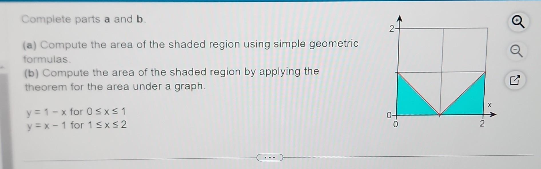 Solved Complete parts a and b. (a) Compute the area of the | Chegg.com