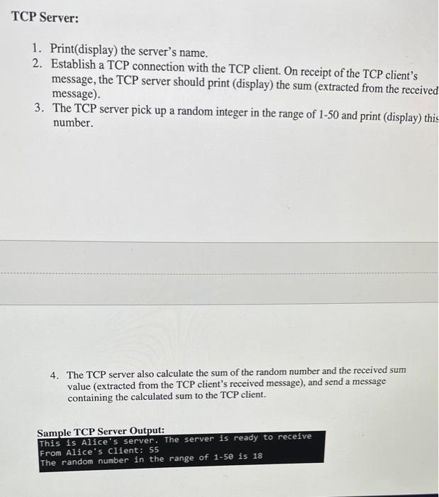 Solved In this project, you'll write a TCP client that will | Chegg.com