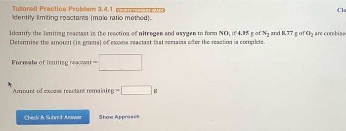 Solved Tutored Practice Problem 3.4.1 COUNTS TOWARDS CHADE | Chegg.com