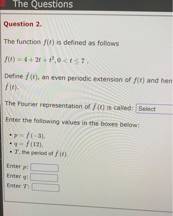 Solved Enter the following values in the boxs below Enter | Chegg.com