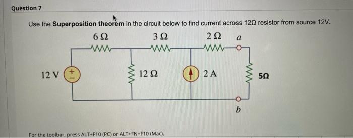 Solved For the circuit shown below, use Thevenin's Theorem | Chegg.com