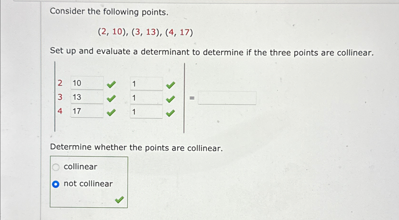 Solved Consider the following points.(2,10),(3,13),(4,17)Set | Chegg.com