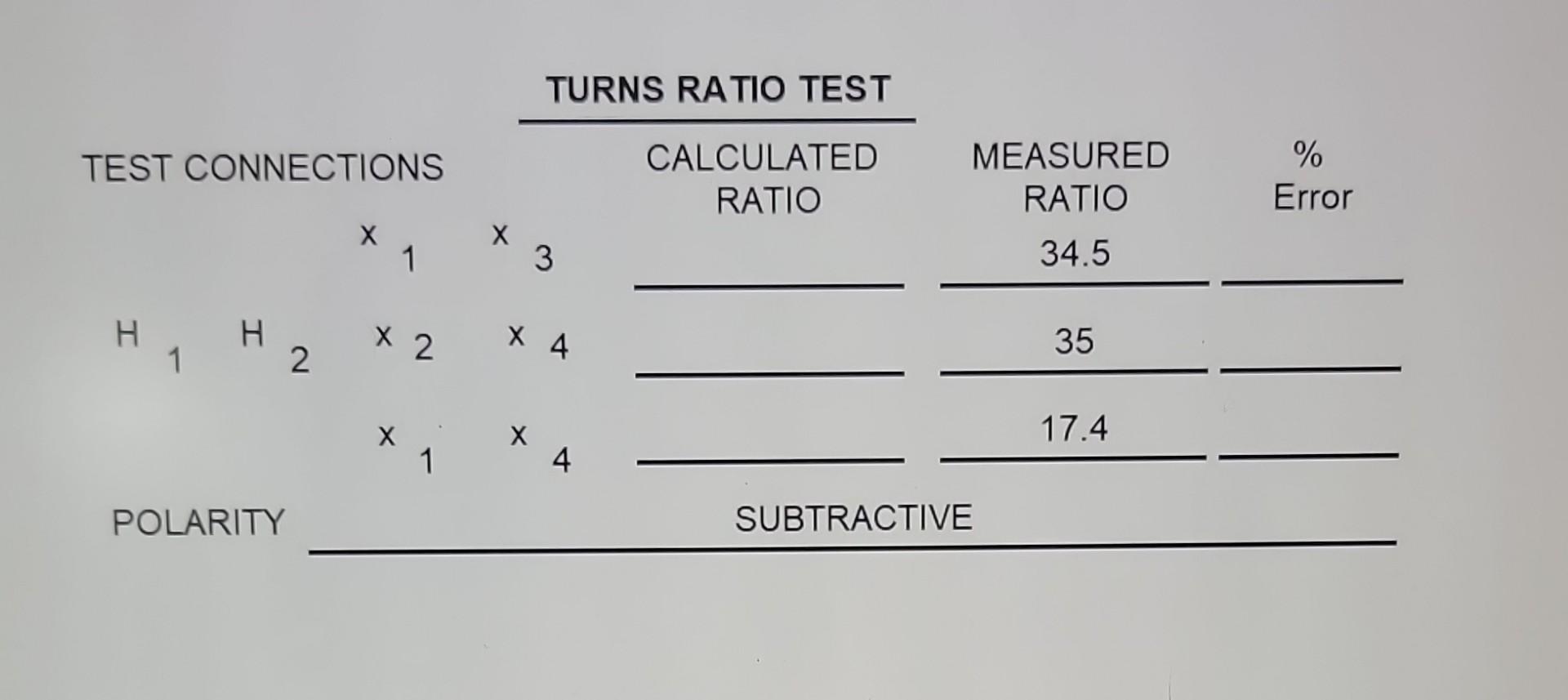 Solved What is the CALCULATED RATIO when the CPT connection | Chegg.com