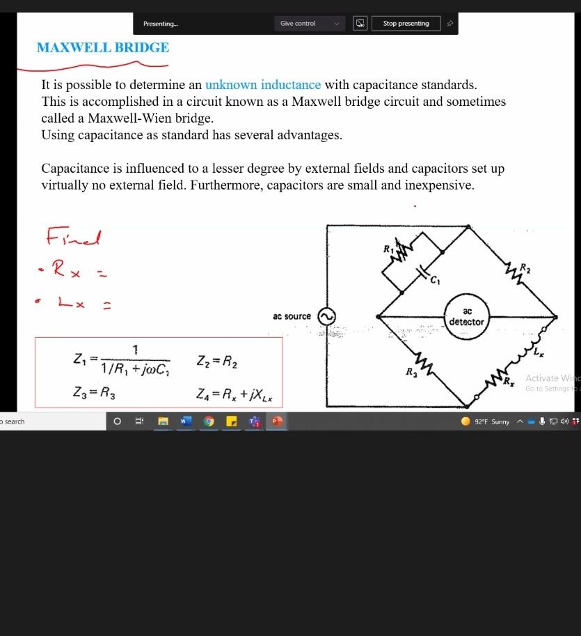 Solved Presenting... Give control Stop presenting MAXWELL | Chegg.com