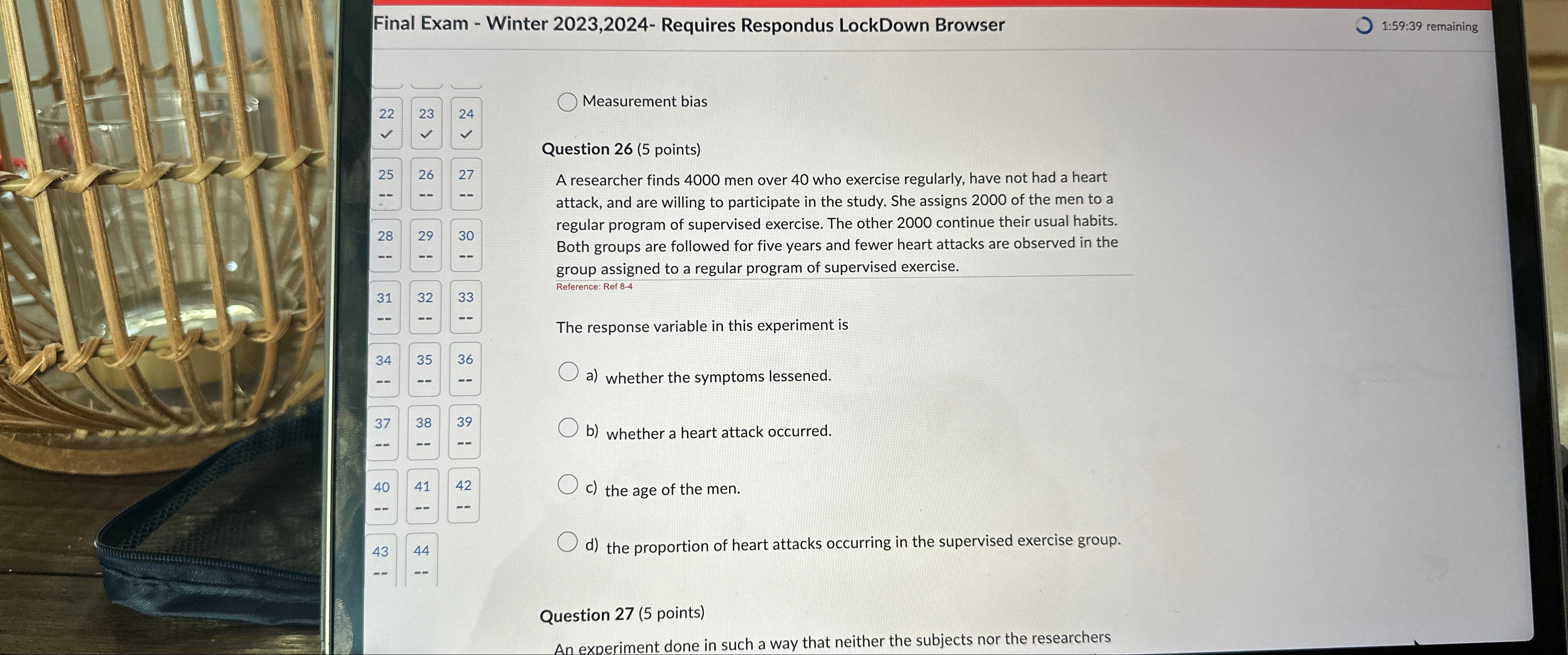 Solved Final Exam - ﻿Winter 2023,2024- ﻿Requires Respondus | Chegg.com