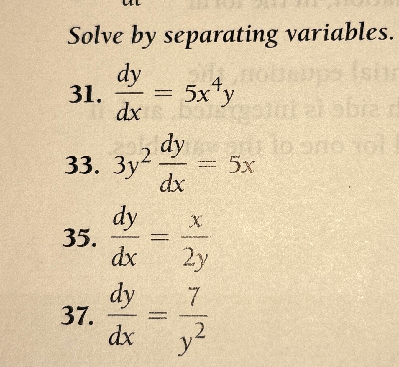 Solved Solve by separating | Chegg.com
