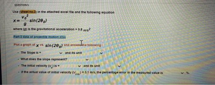 Solved QUESTIONS Use (sheet no.3) in the attached excel file | Chegg.com
