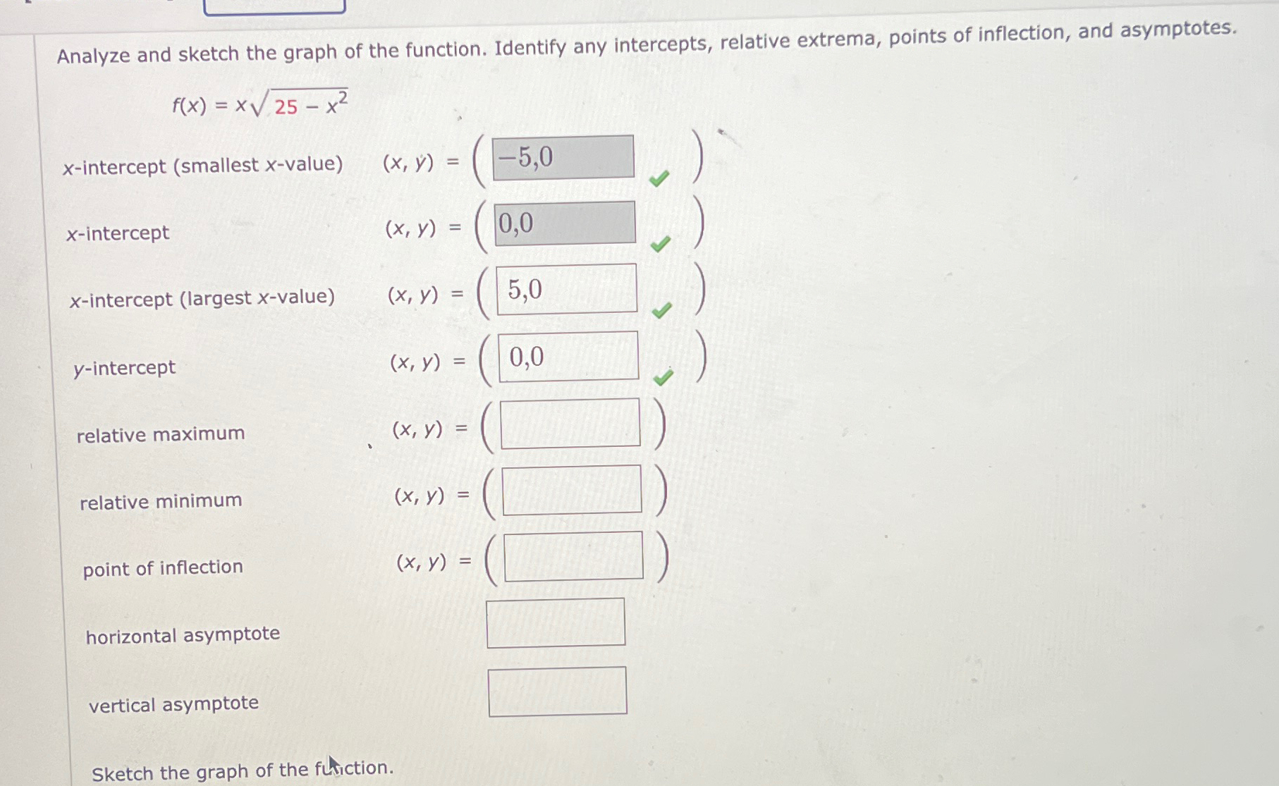 Analyze and sketch the graph of the function. | Chegg.com