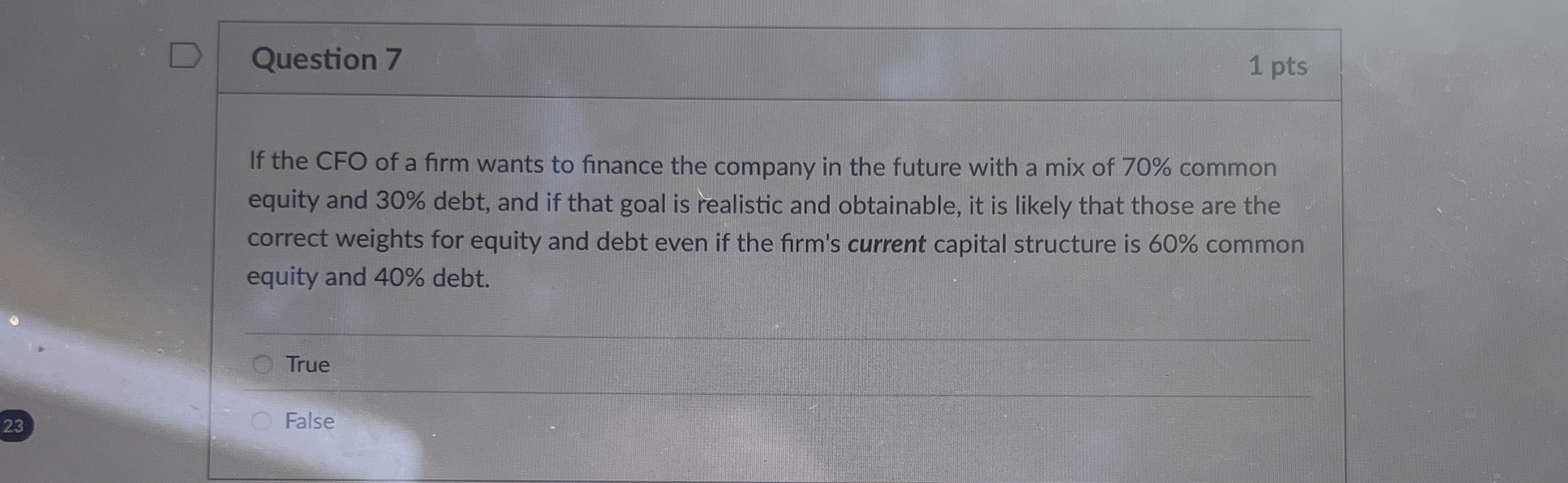 Solved Question 71 ﻿ptsIf the CFO of a firm wants to finance | Chegg.com