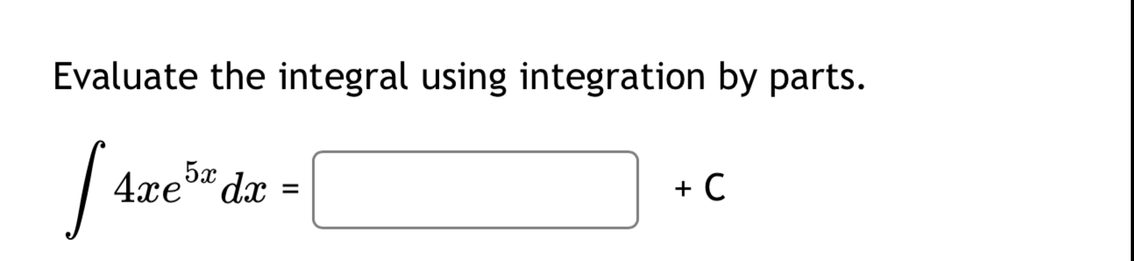 Solved Evaluate the integral using integration by | Chegg.com